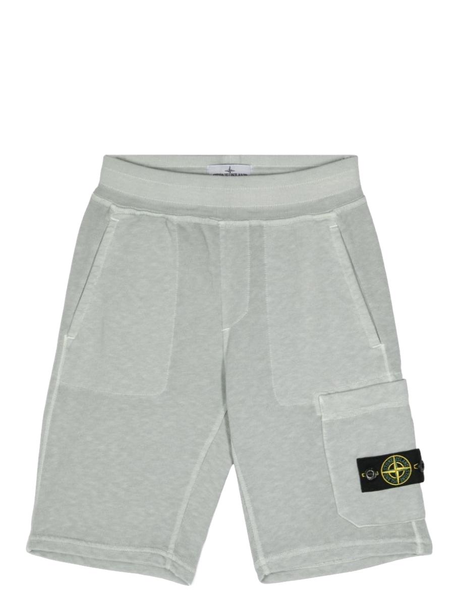STONE ISLAND Stone Island Logo Printed Crewneck T-Shirt